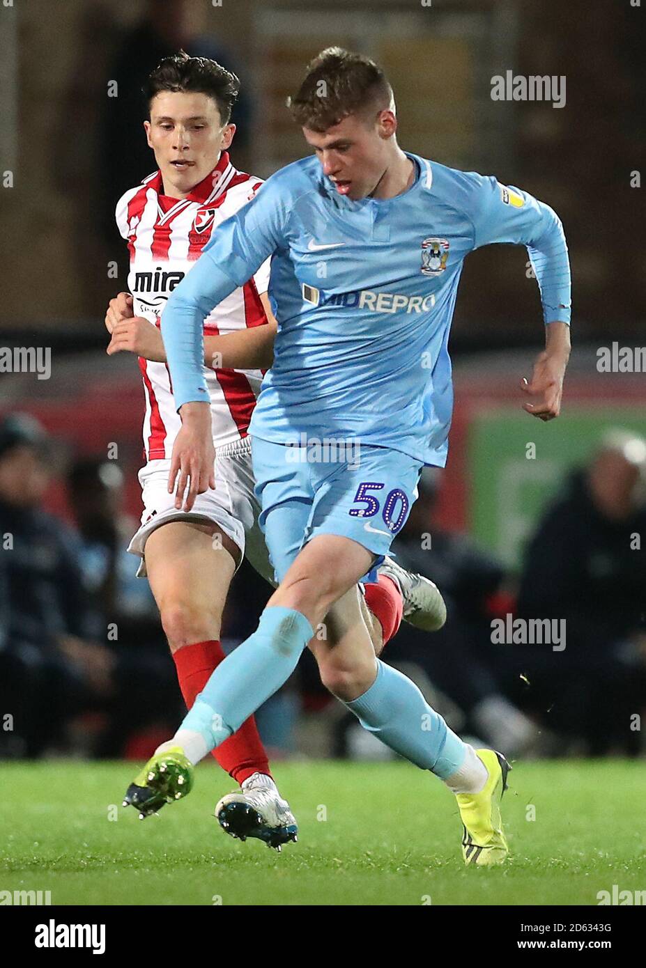 Coventry City's Jack Burroughs in action Stock Photo - Alamy