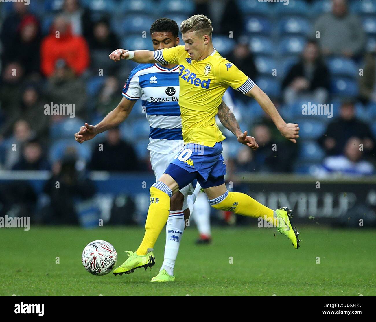 Leeds United's Ezgjan Alioski in action Stock Photo - Alamy