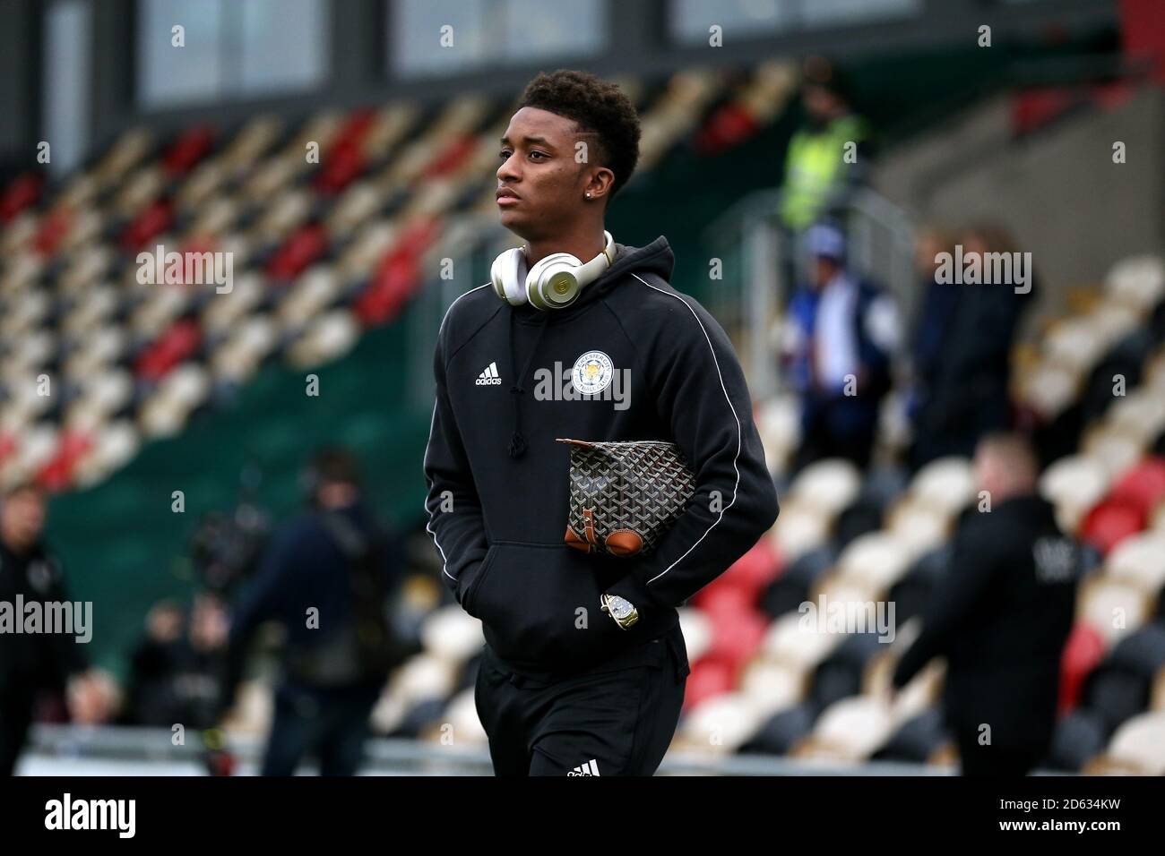 Leicester City's Demarai Gray prior to the match Stock Photo - Alamy