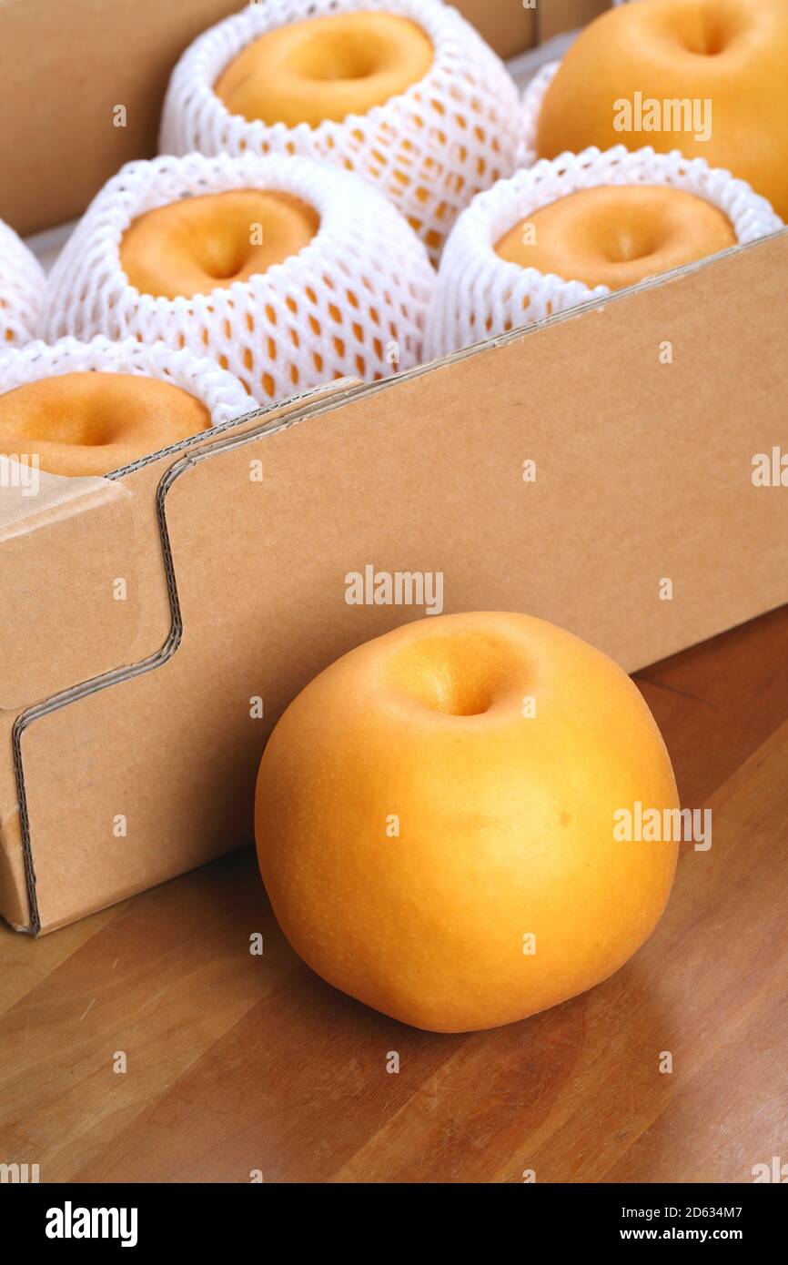 Asian pear organic food hi-res stock photography and images - Alamy