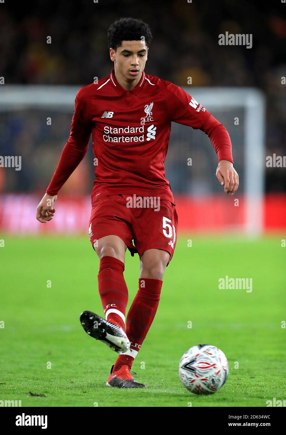 Liverpool's Ki-Jana Hoever Stock Photo - Alamy