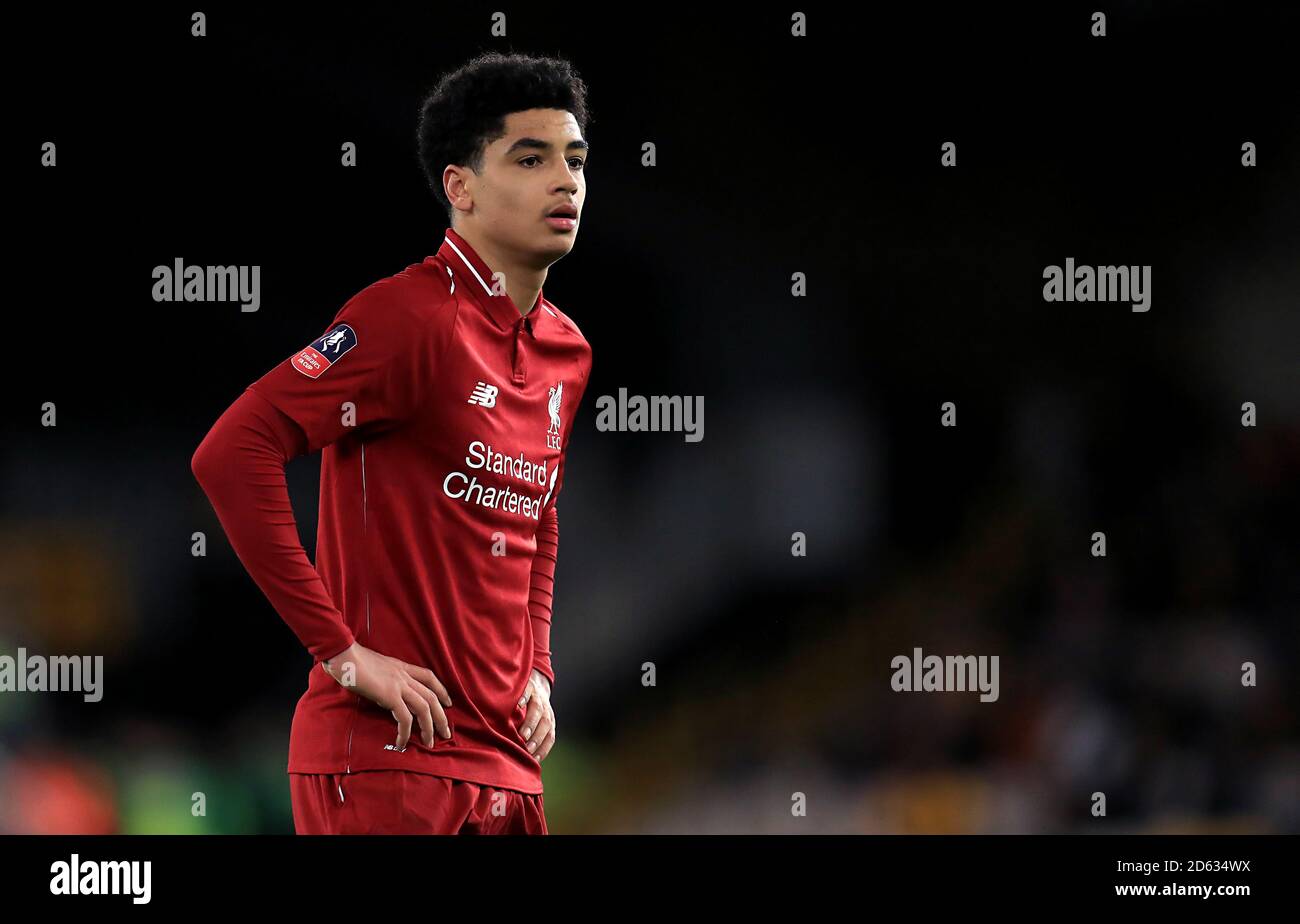 Liverpool's Ki-Jana Hoever Stock Photo - Alamy
