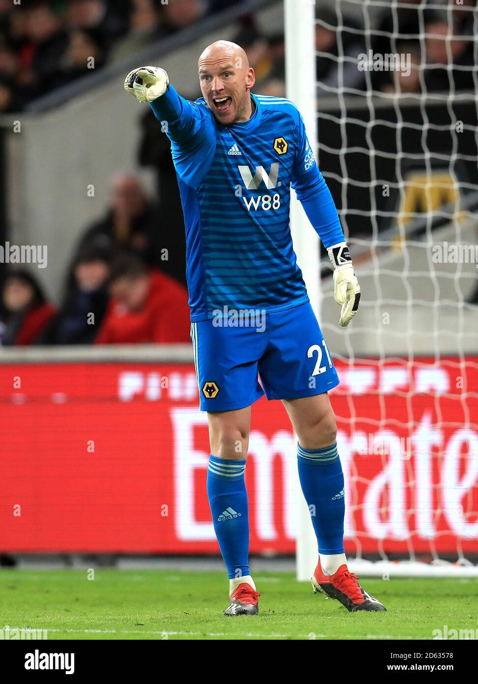 Wolverhampton Wanderers goalkeeper John Ruddy Stock Photo - Alamy
