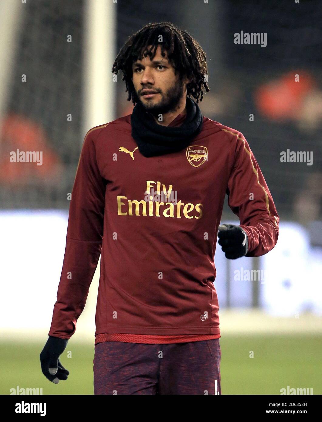 Arsenal's Mohamed Elneny Stock Photo - Alamy
