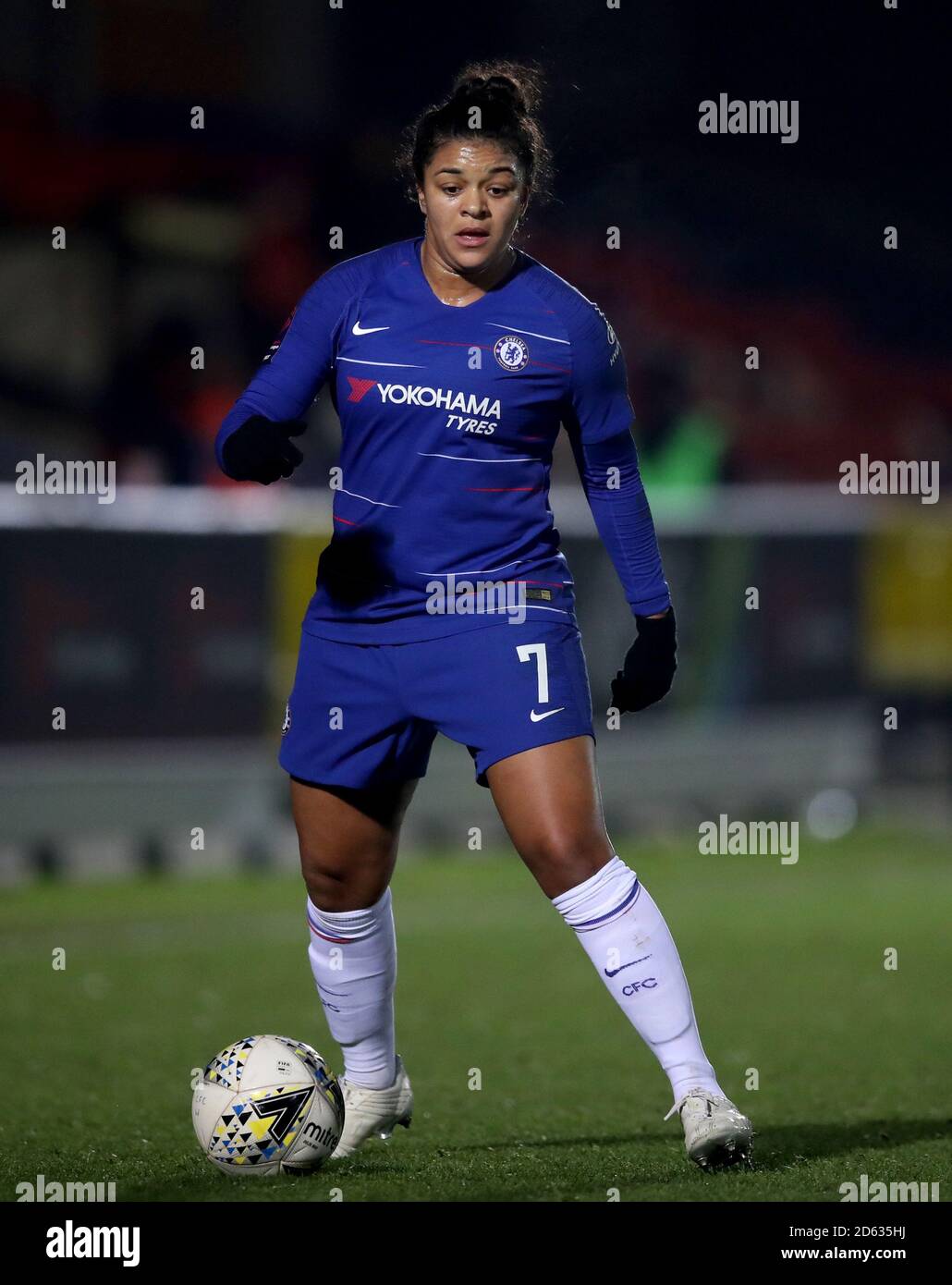 Chelsea's Jess Carter in action Stock Photo - Alamy