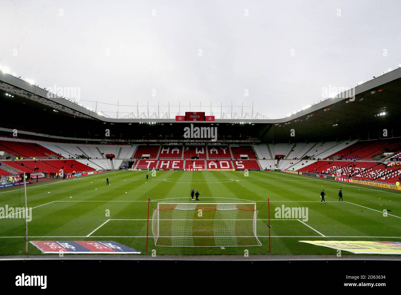 A general view of the pitch at Sunderland's Stadium of Light Stock ...