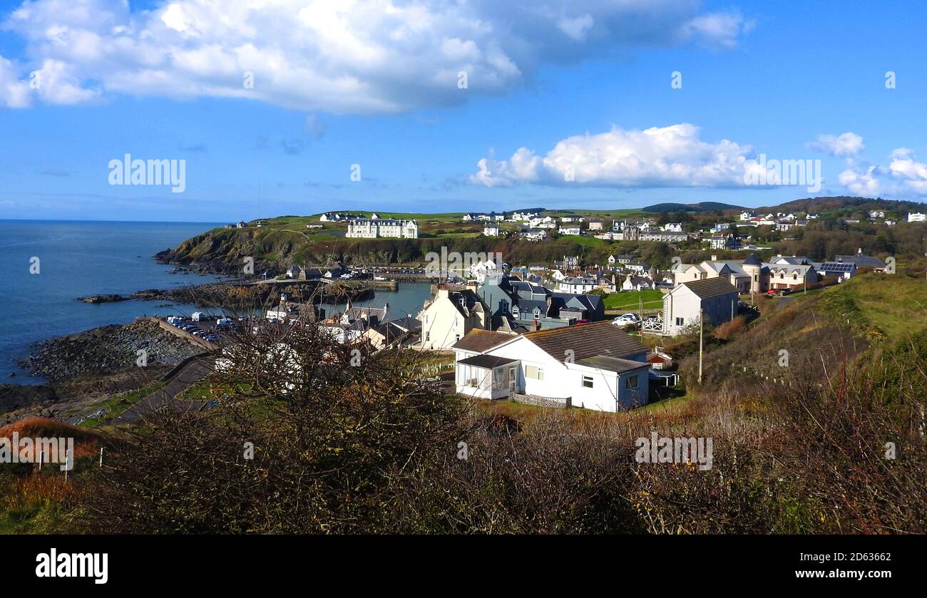 A view of Portpatrick - Scotland -Oct 2020 - Portpatrick is the ...