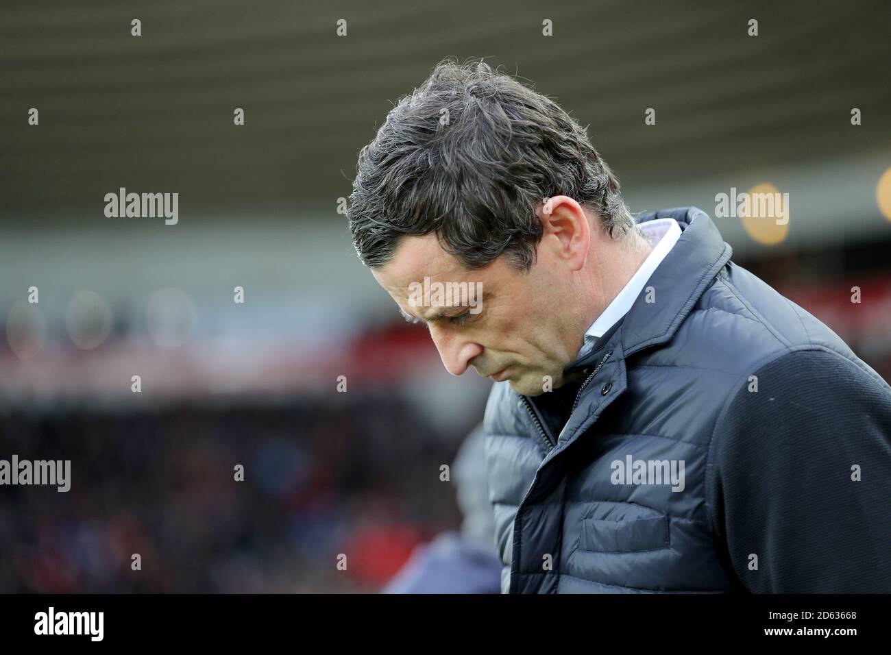 Sunderland manager Jack Ross Stock Photo - Alamy