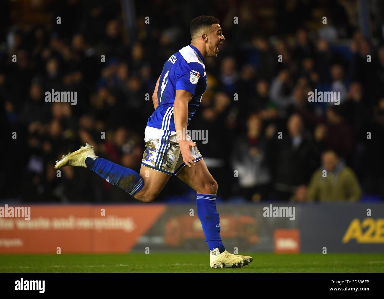 Birmingham City's Che Adams celebrates scoring the equalising goal ...
