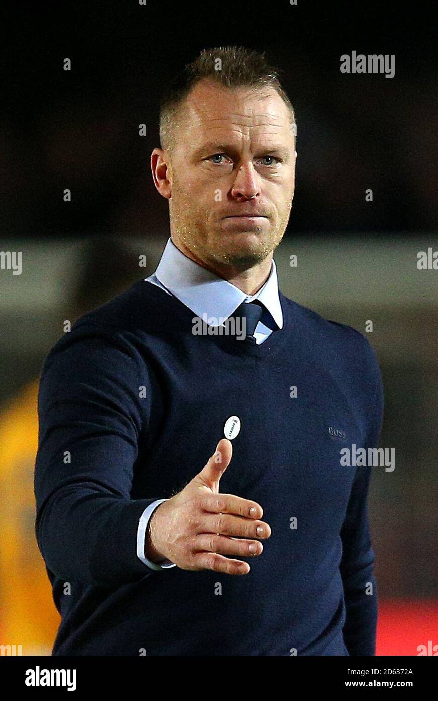 Newport County manager Michael Flynn Stock Photo - Alamy