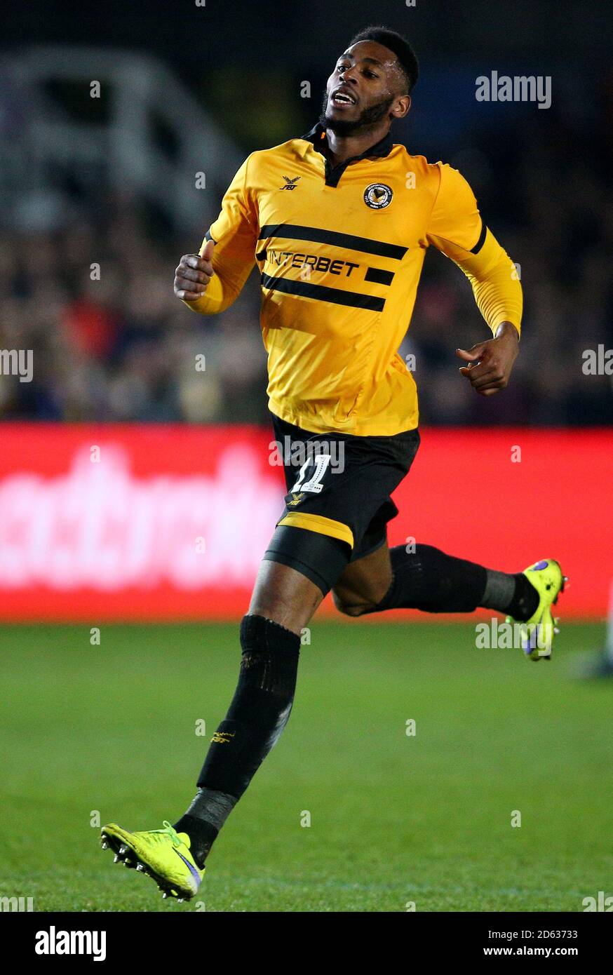Newport County's Jamille Matt Stock Photo - Alamy