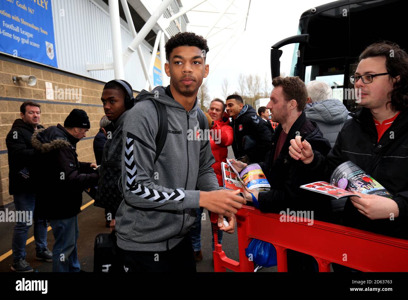 Reeco Hackett-Fairchild, Charlton Athletic Stock Photo - Alamy