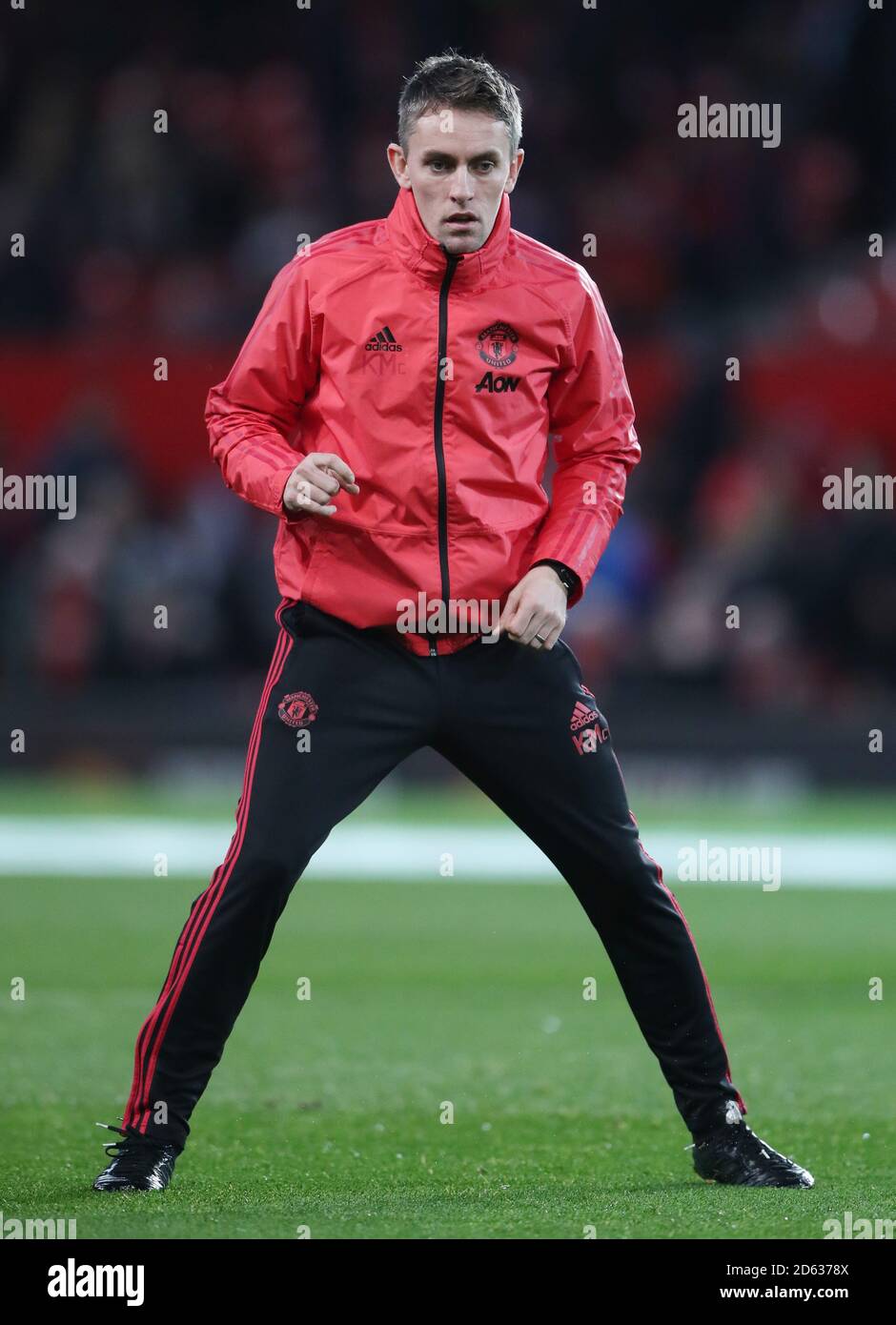 Manchester United coach Kieran McKenna Stock Photo - Alamy