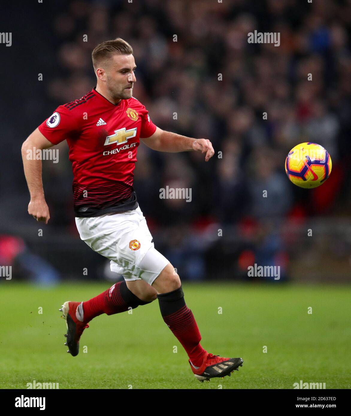 Manchester United's Luke Shaw Stock Photo - Alamy