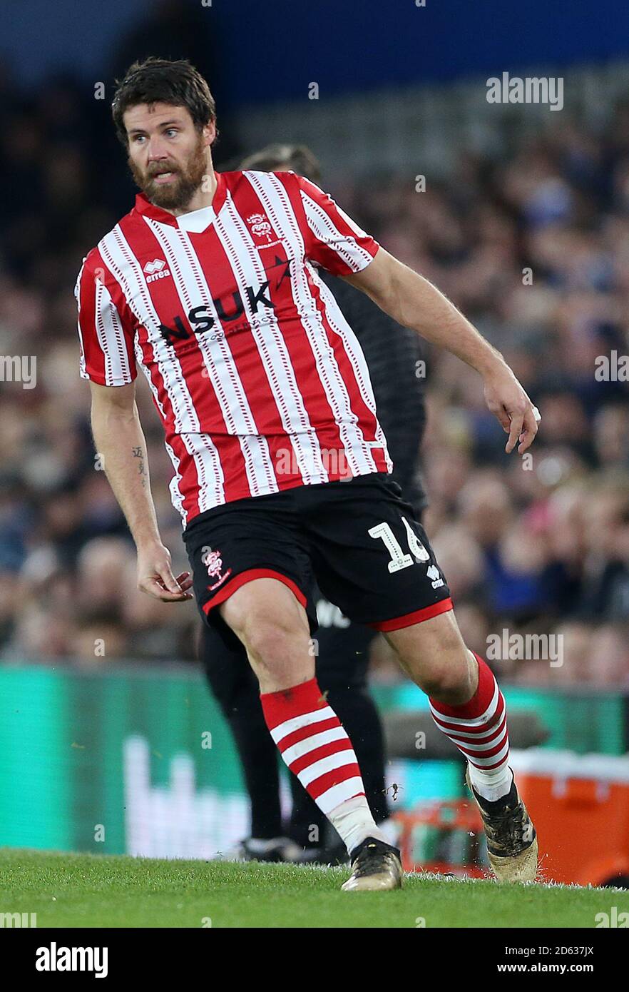 Lincoln City's Michael Bostwick Stock Photo - Alamy