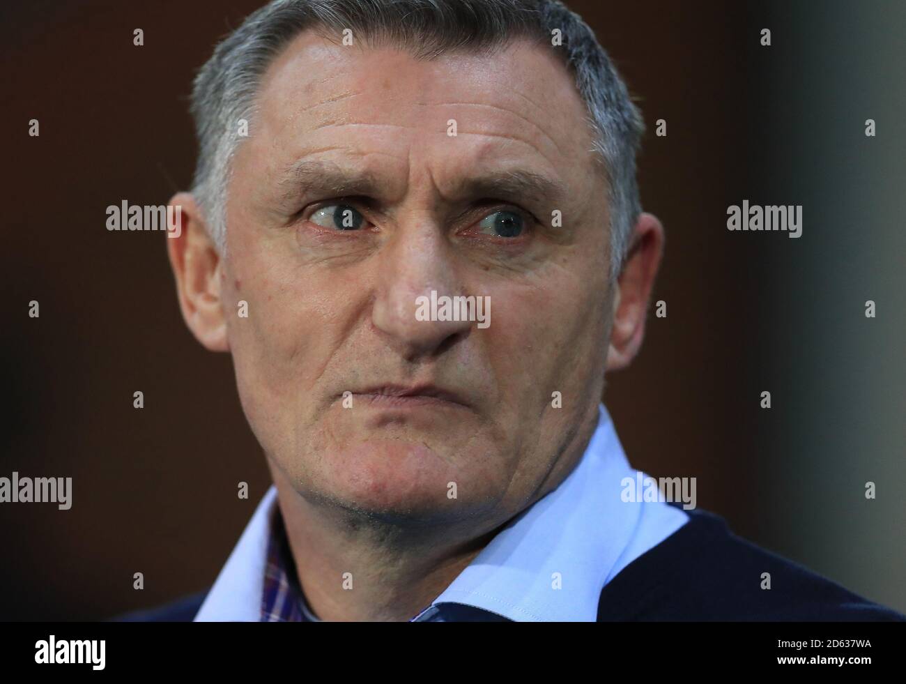 Blackburn manager Tony Mowbray Stock Photo - Alamy
