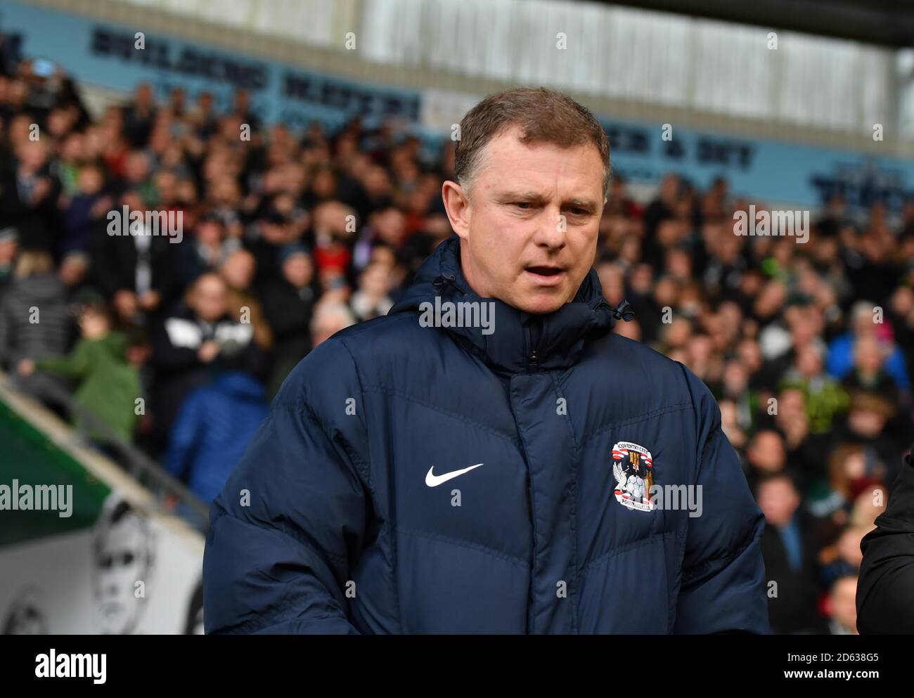 Coventry City manager Mark Robins Stock Photo - Alamy