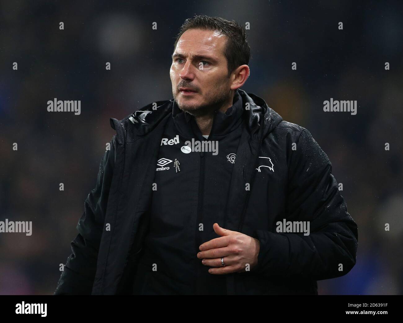 Derby County's manager Frank Lampard during the match at Pride Park ...