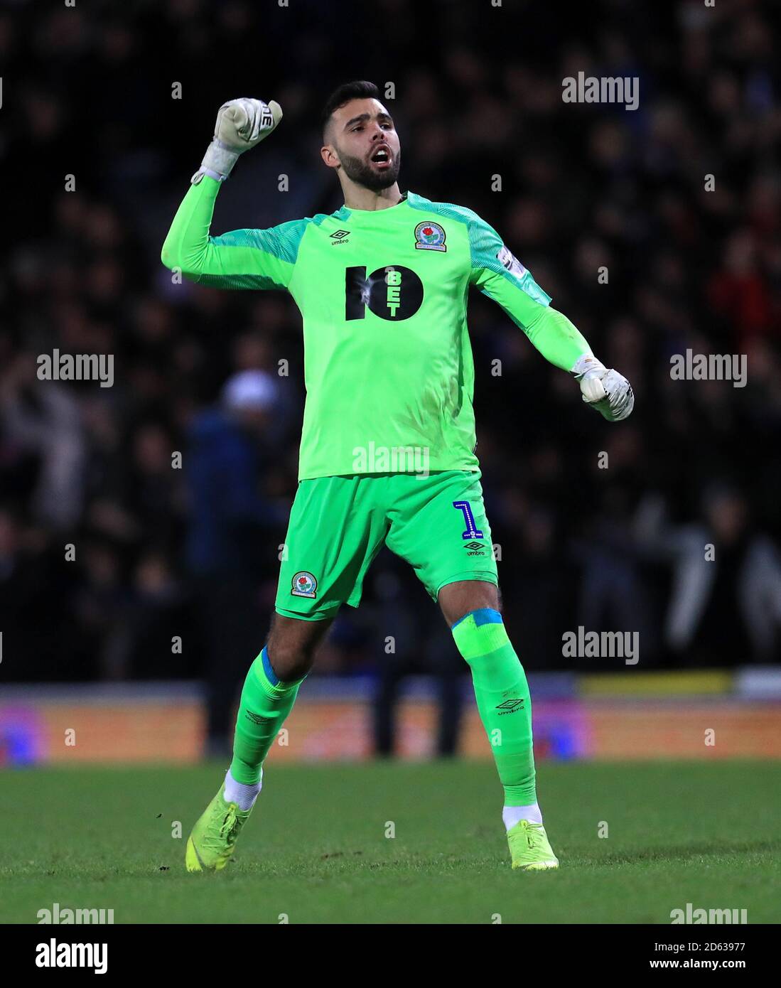 Blackburn Rovers' goalkeeper David Raya Stock Photo - Alamy