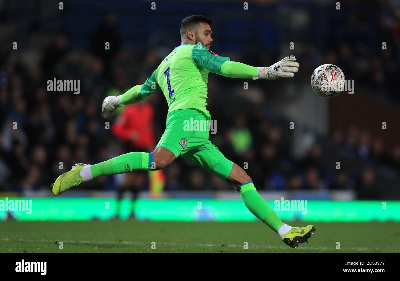 Blackburn Rovers' goalkeeper David Raya Stock Photo - Alamy