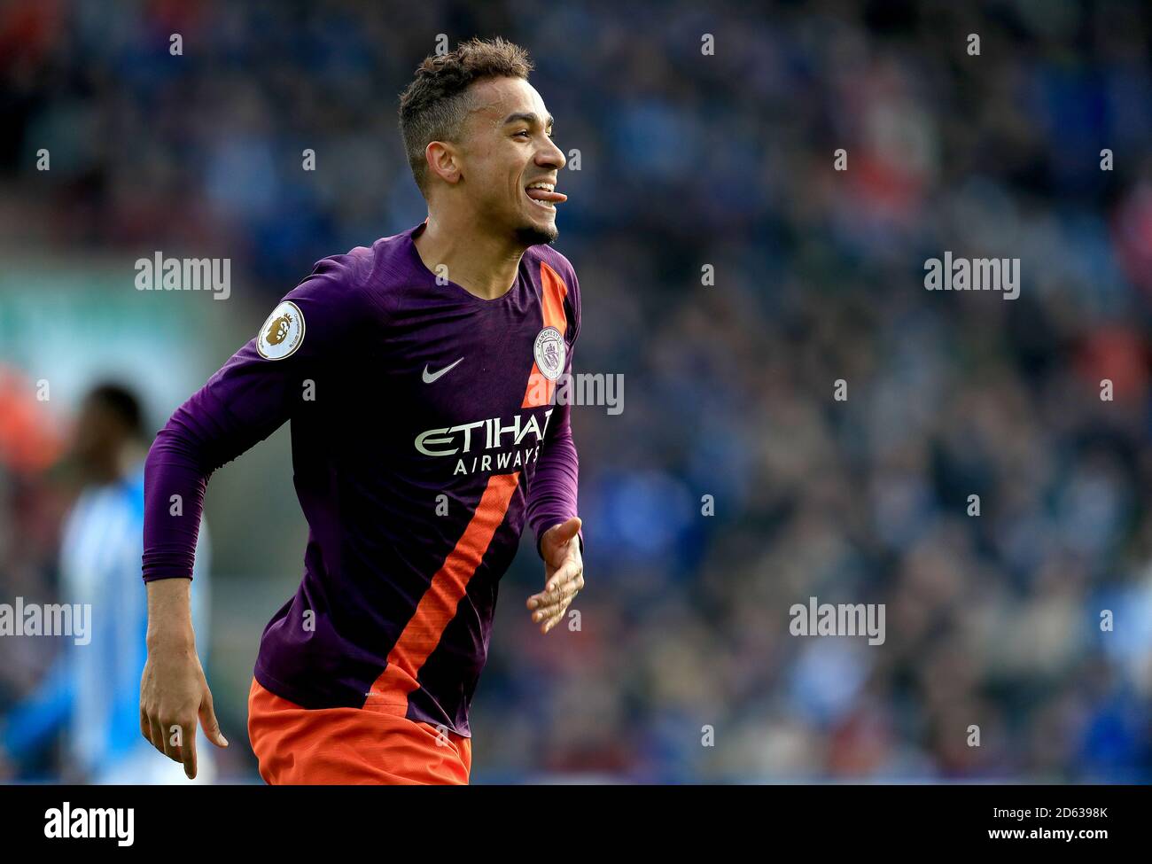 Manchester City's Danilo celebrates scoring his side's first goal of ...