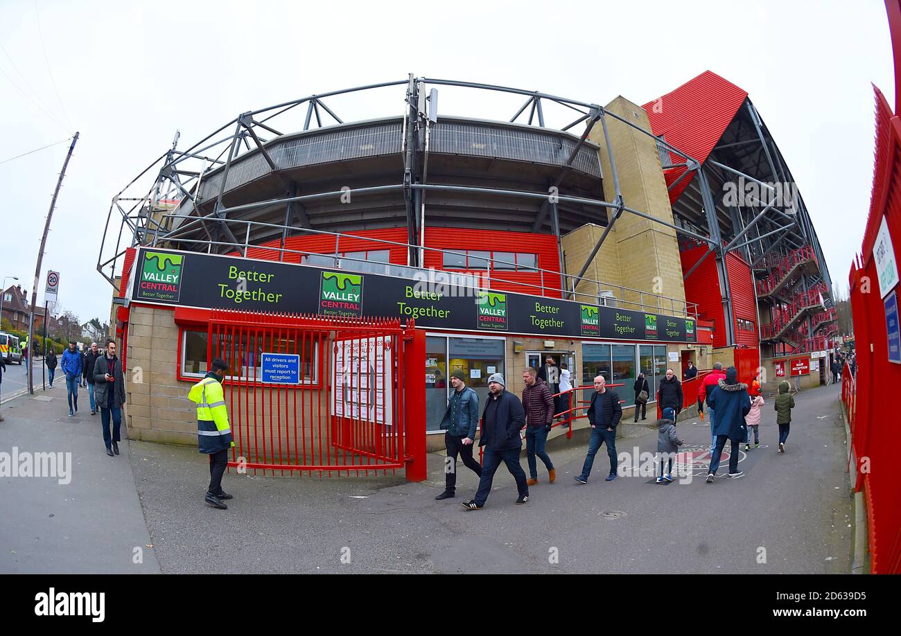 General view of The Valley stadium ahead of the match Stock Photo - Alamy