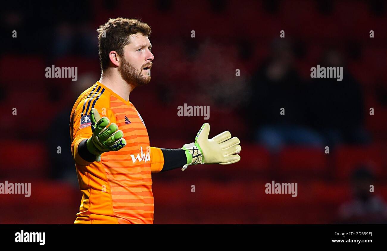 Accrington Stanley's Jonny Maxted Stock Photo - Alamy