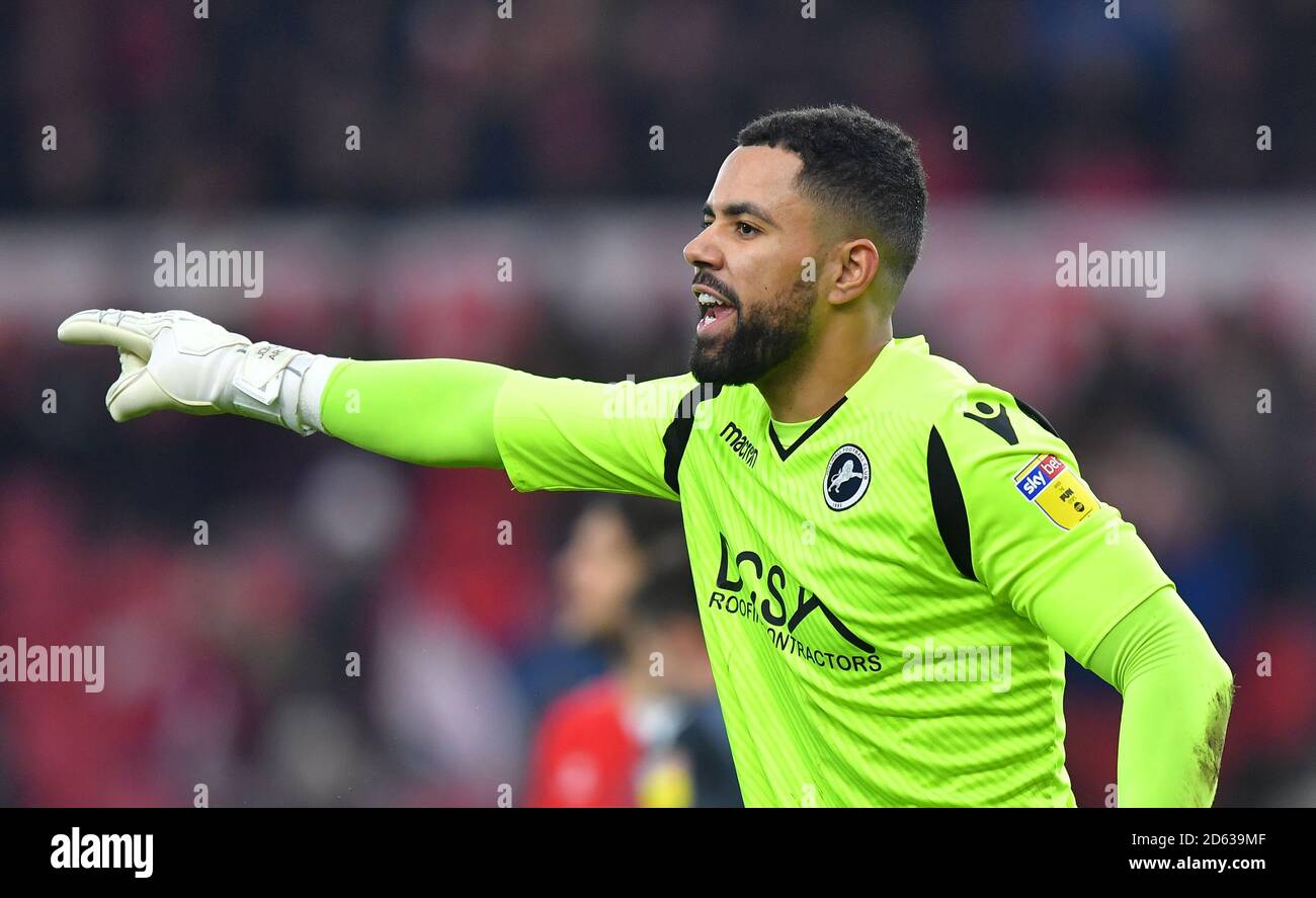 Millwall goalkeeper Jordan Archer Stock Photo - Alamy