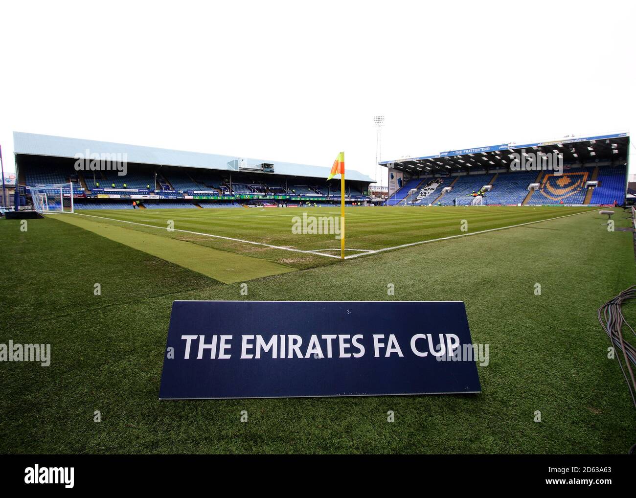 A general view of fratton park hi-res stock photography and images - Alamy