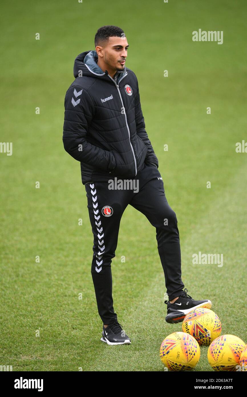 Karlan Grant, Charlton Athletic Stock Photo - Alamy