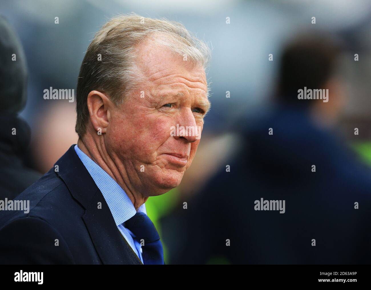 Queens Park Rangers Manager Steve McClaren prepares for kick off Stock ...