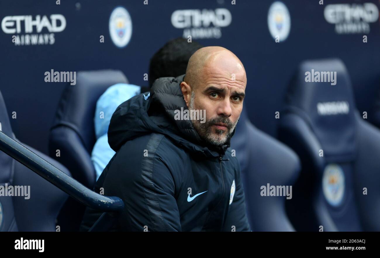 Manchester City manager Pep Guardiola Stock Photo - Alamy
