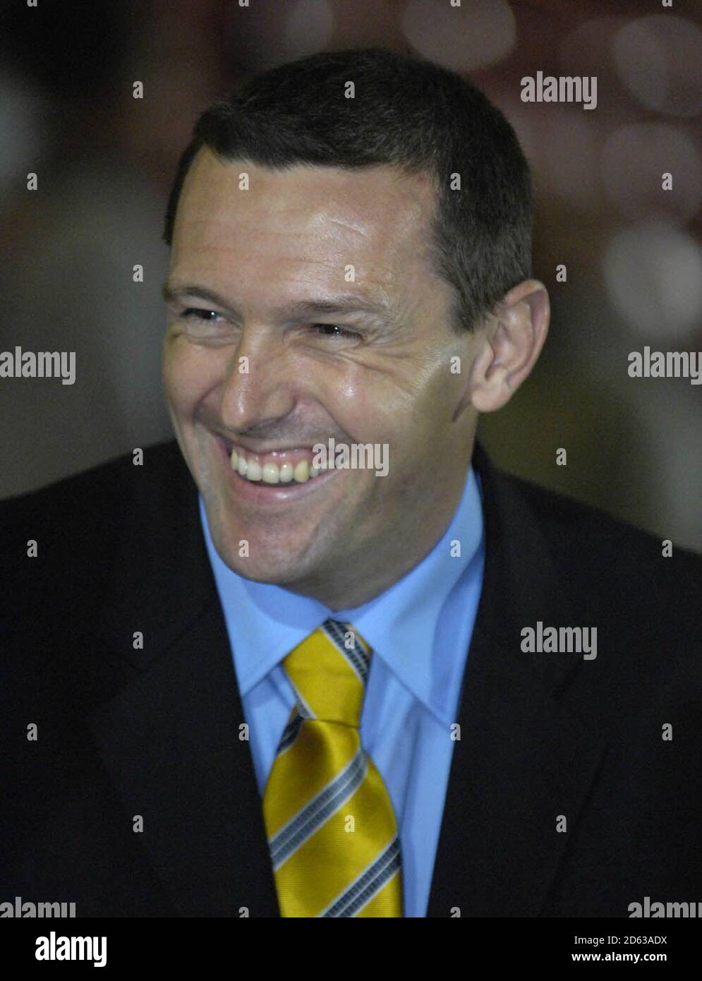 Watford's manager Aidy Boothroyd is all smiles before kick off Stock ...