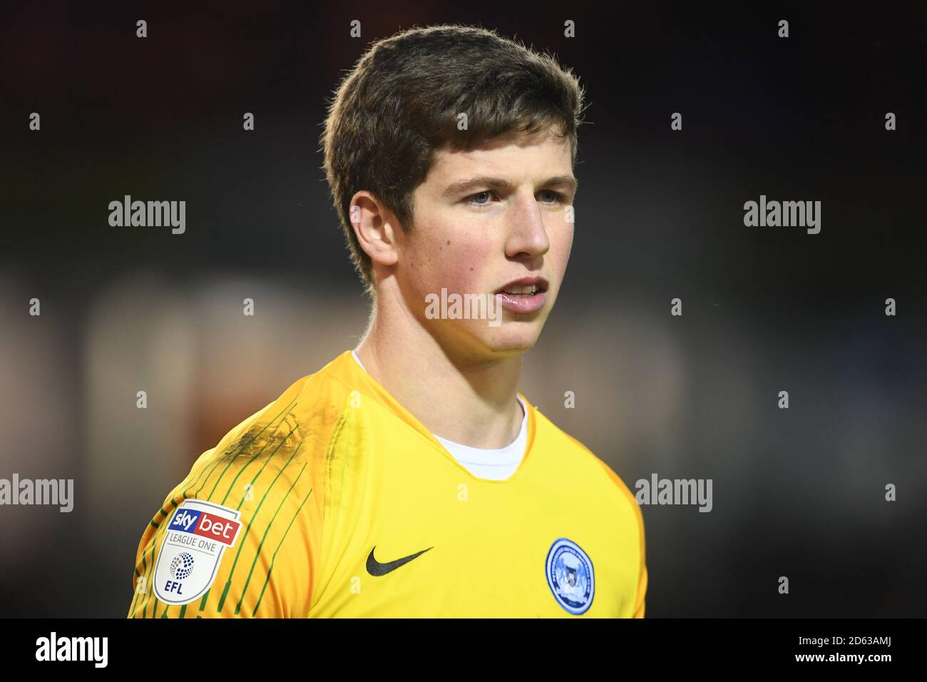Conor O'Malley, Peterborough United goalkeeper Stock Photo - Alamy