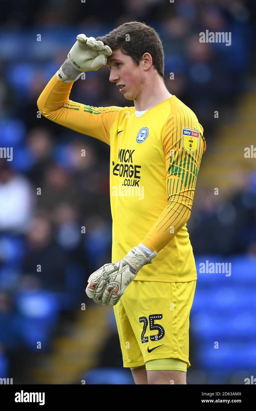 Conor O'Malley, Peterborough United goalkeeper Stock Photo - Alamy