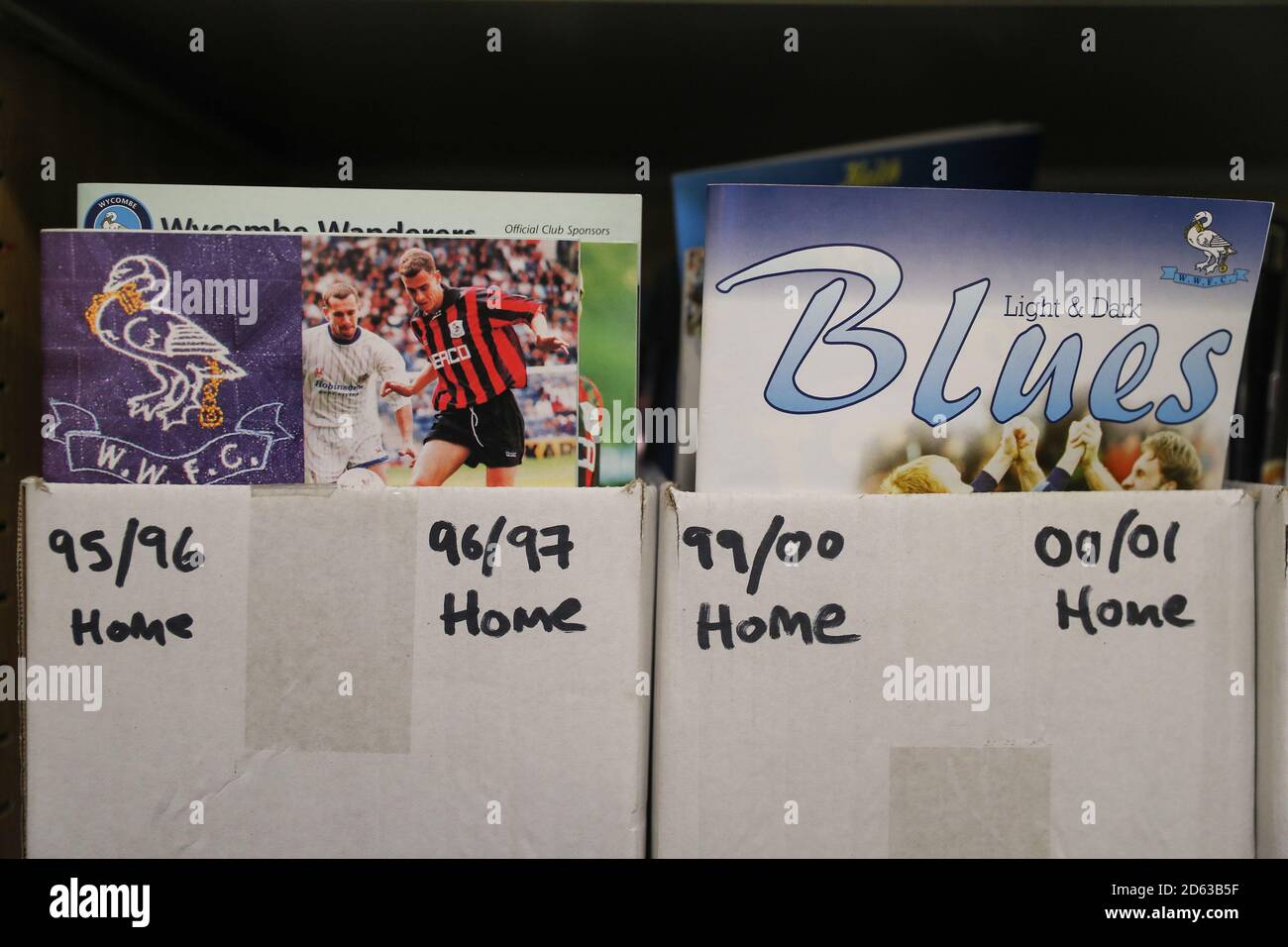 Old football programmes hi-res stock photography and images - Alamy