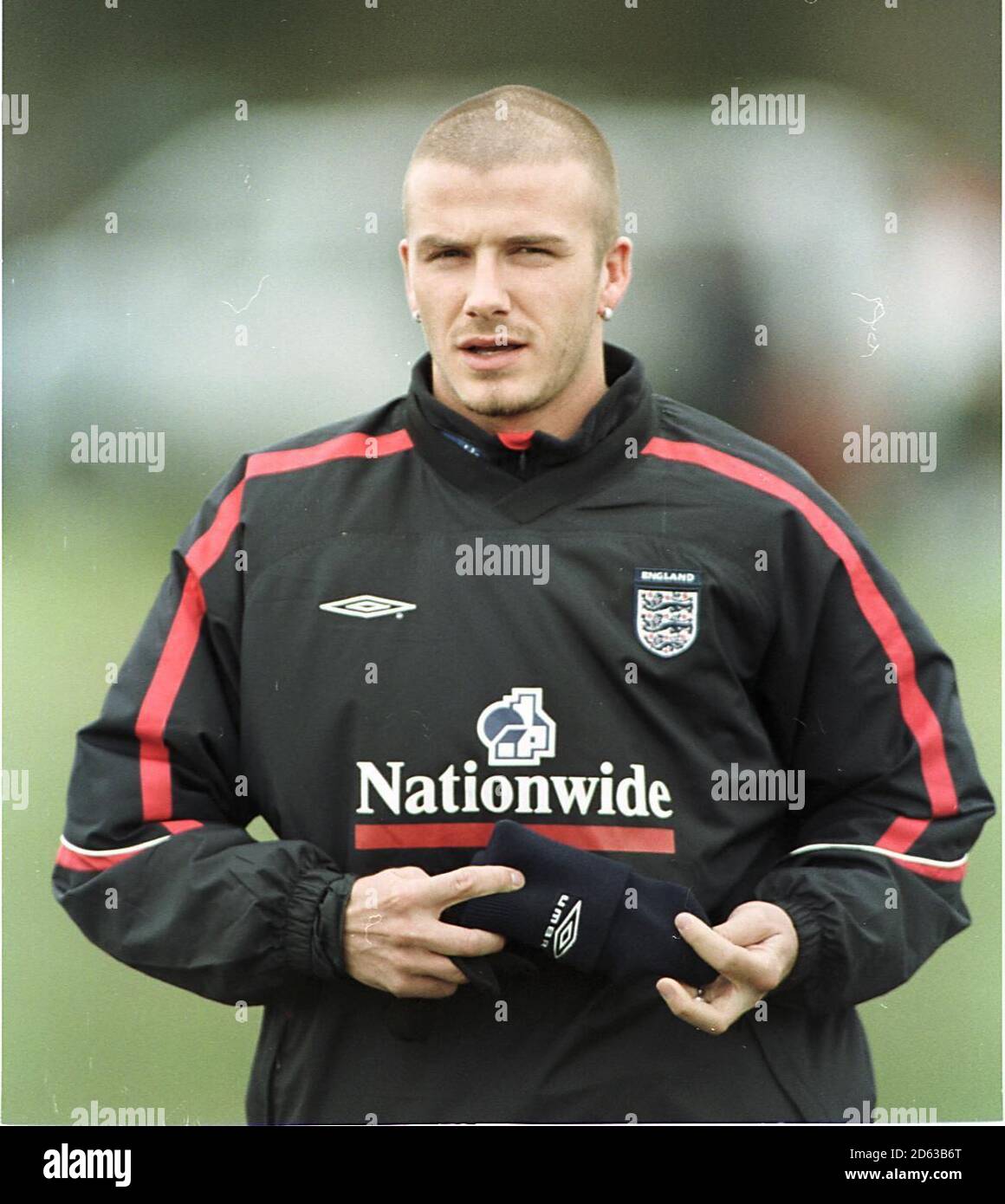 England's captain David Beckham Stock Photo - Alamy