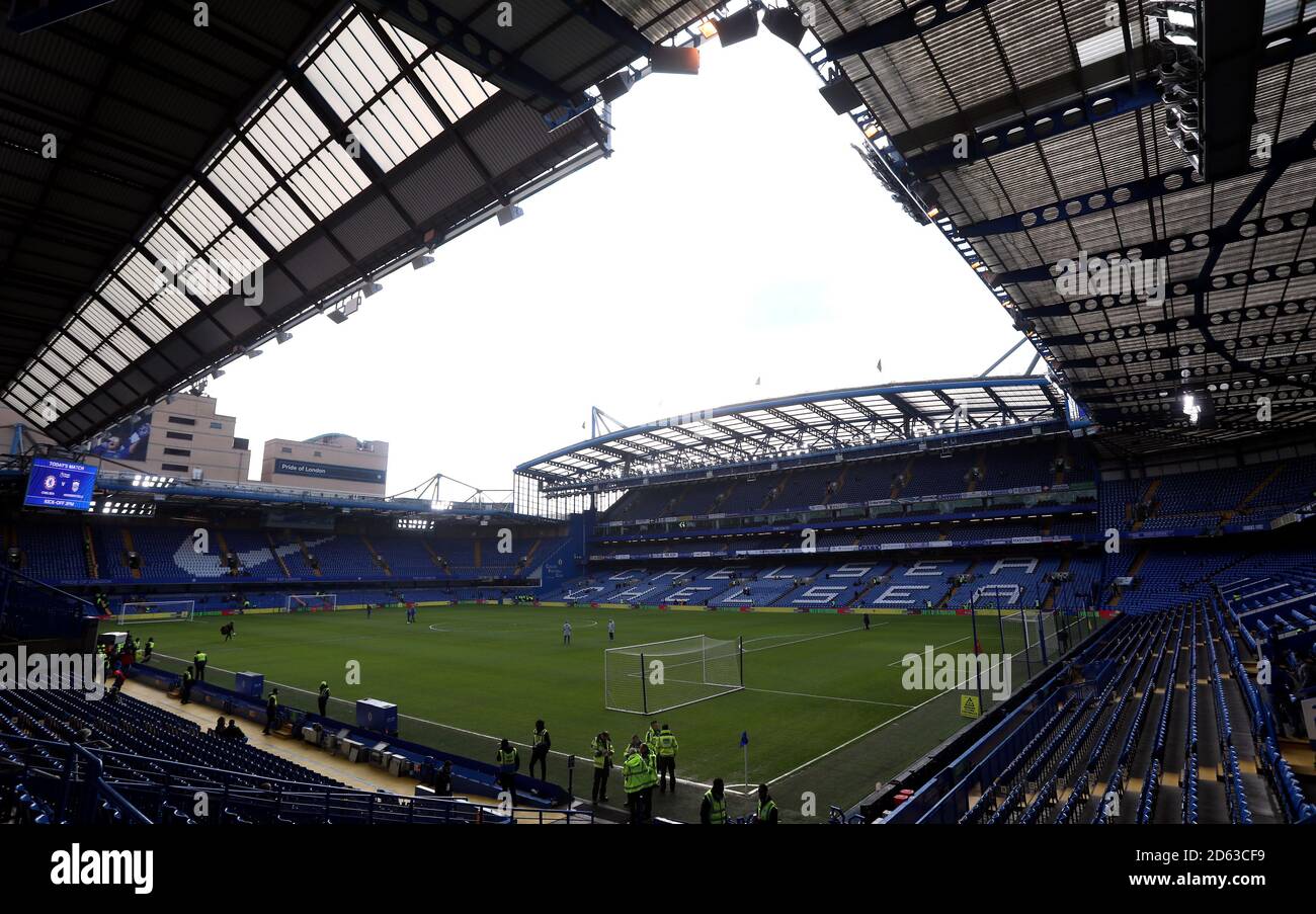 Stamford bridge stadium general view hi-res stock photography and ...