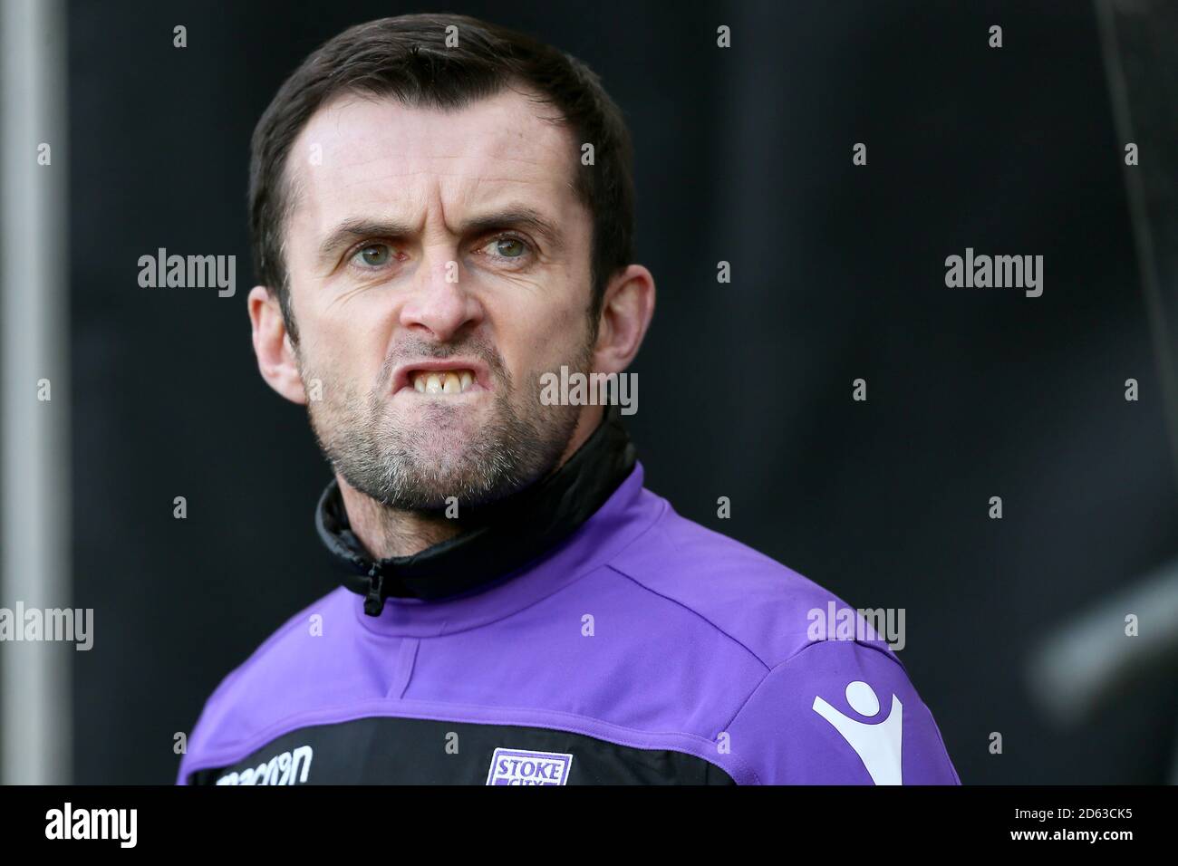Stoke City manager Nathan Jones Stock Photo - Alamy