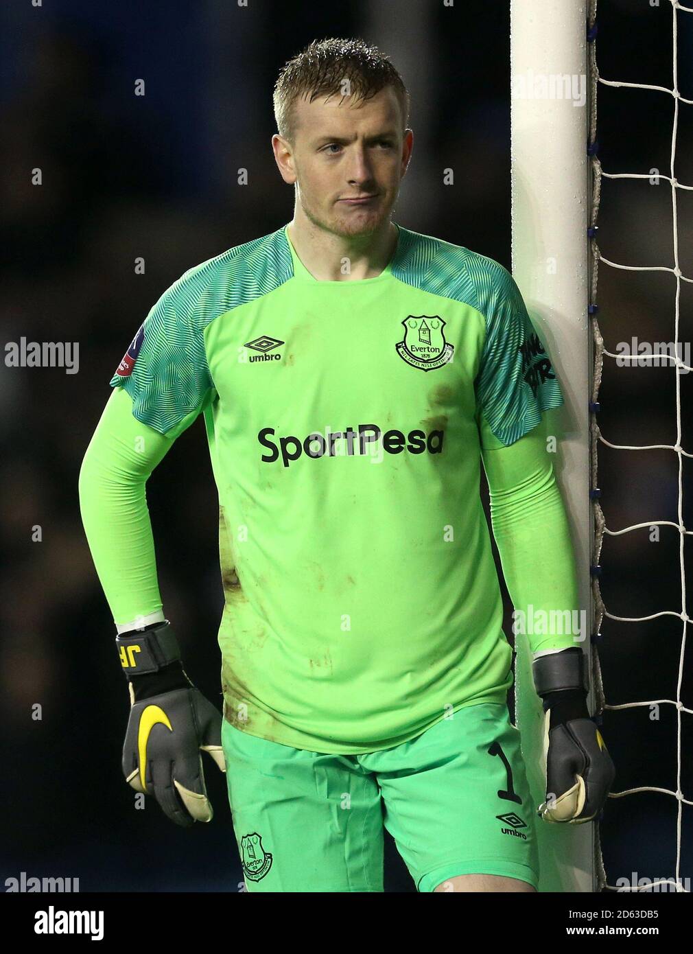 Everton goalkeeper Jordan Pickford Stock Photo - Alamy