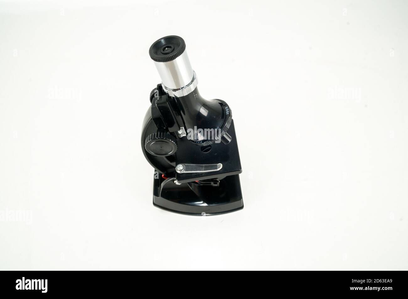 An old scientific microscope Stock Photo - Alamy