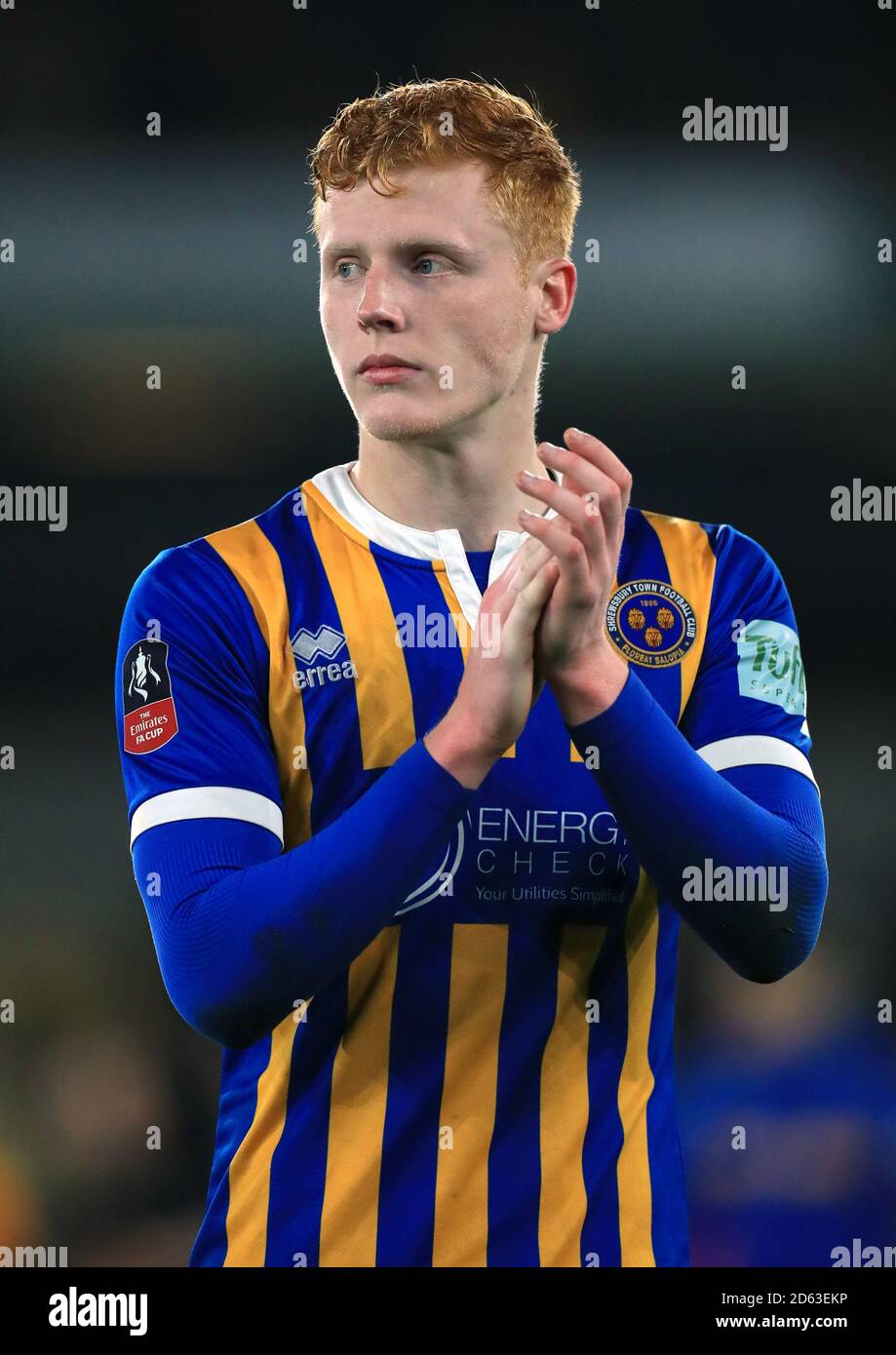 Shrewsbury Town's Ryan Hayes Stock Photo - Alamy
