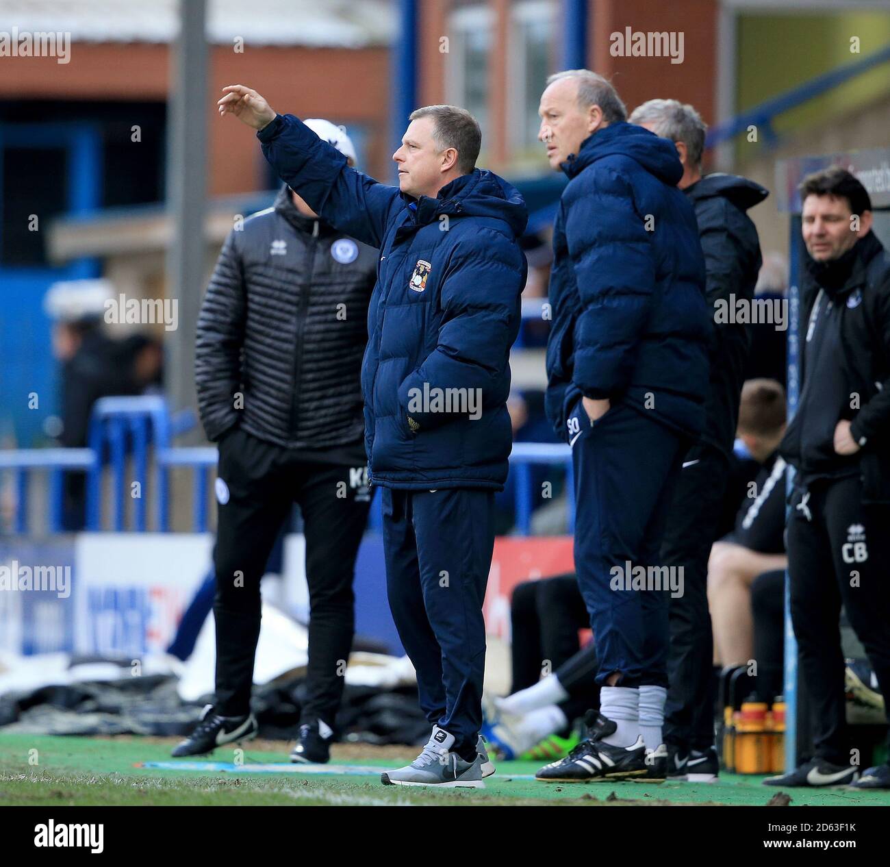 Coventry City's manager Mark Robins Stock Photo - Alamy