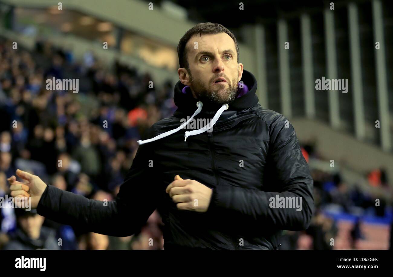 Stoke City manager Nathan Jones Stock Photo - Alamy