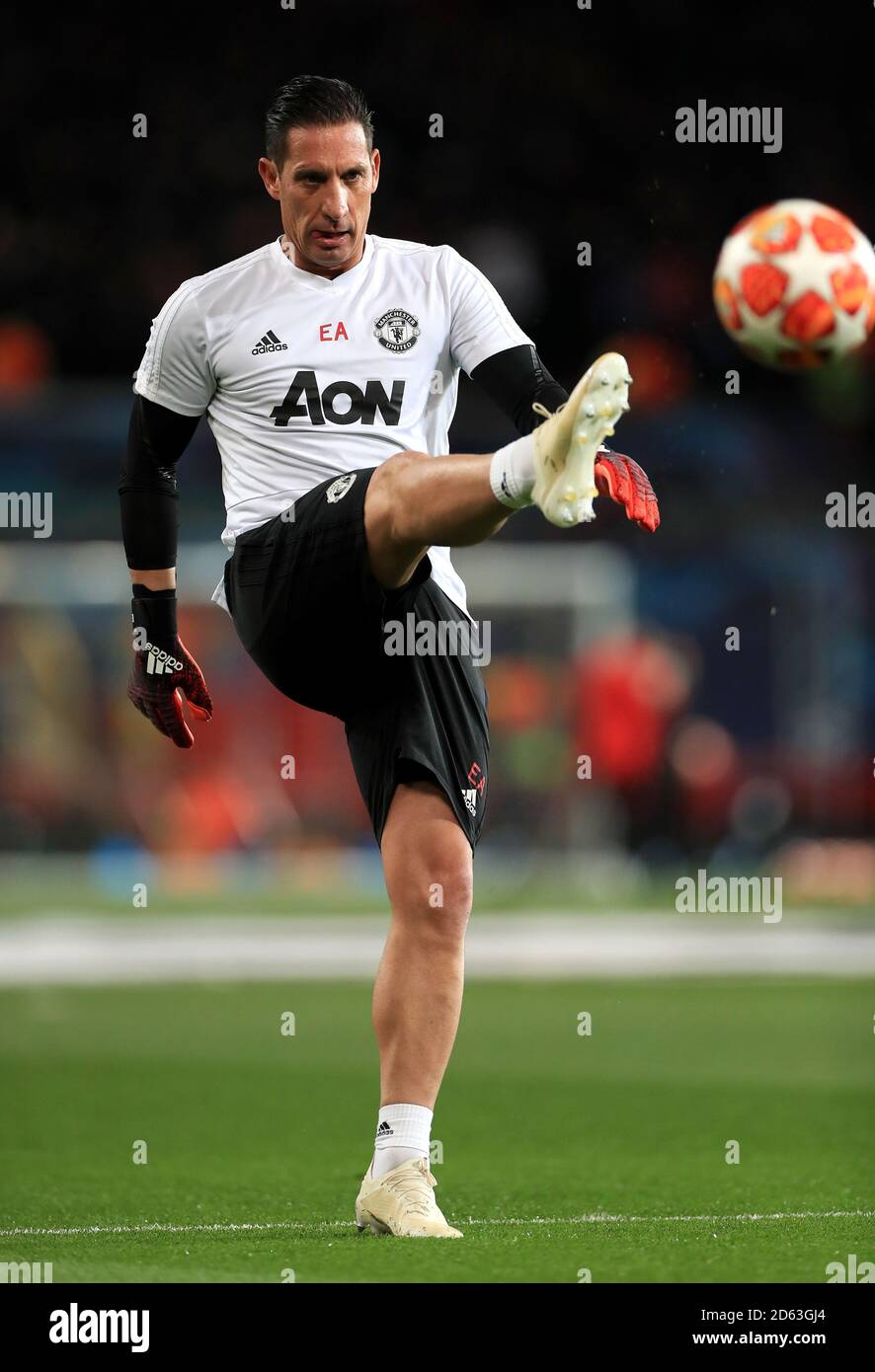 Manchester United goalkeeping coach Emilio Alvarez Stock Photo - Alamy