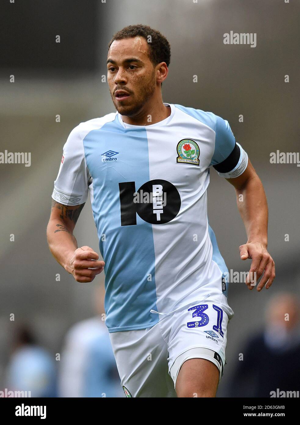 Blackburn Rovers' Elliott Bennett Stock Photo - Alamy
