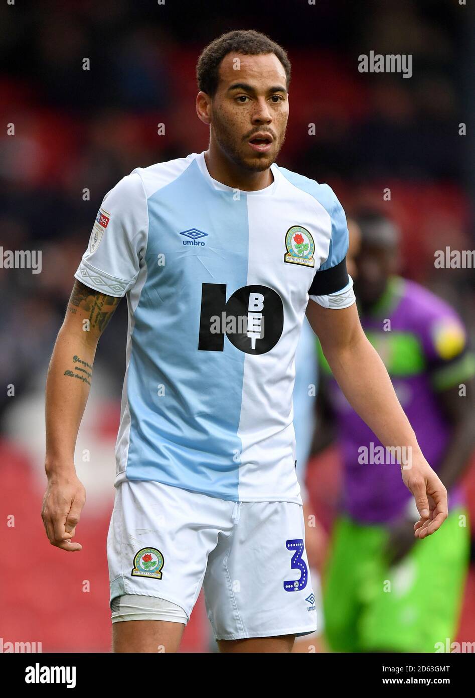 Blackburn Rovers' Elliott Bennett Stock Photo - Alamy