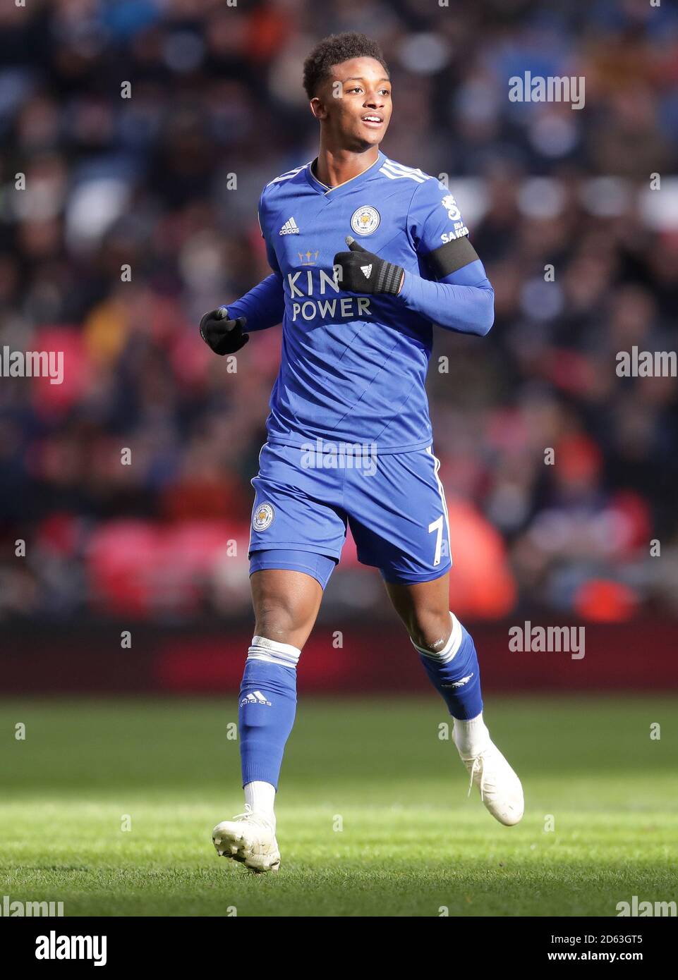 Demarai Gray, Leicester City Stock Photo - Alamy