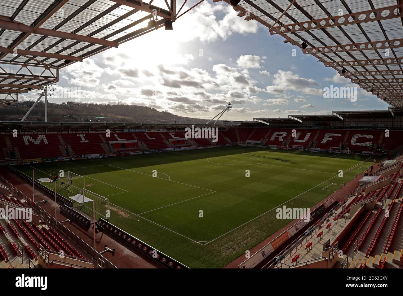 Rotherham United's AESSEAL New York Stadium Stock Photo - Alamy