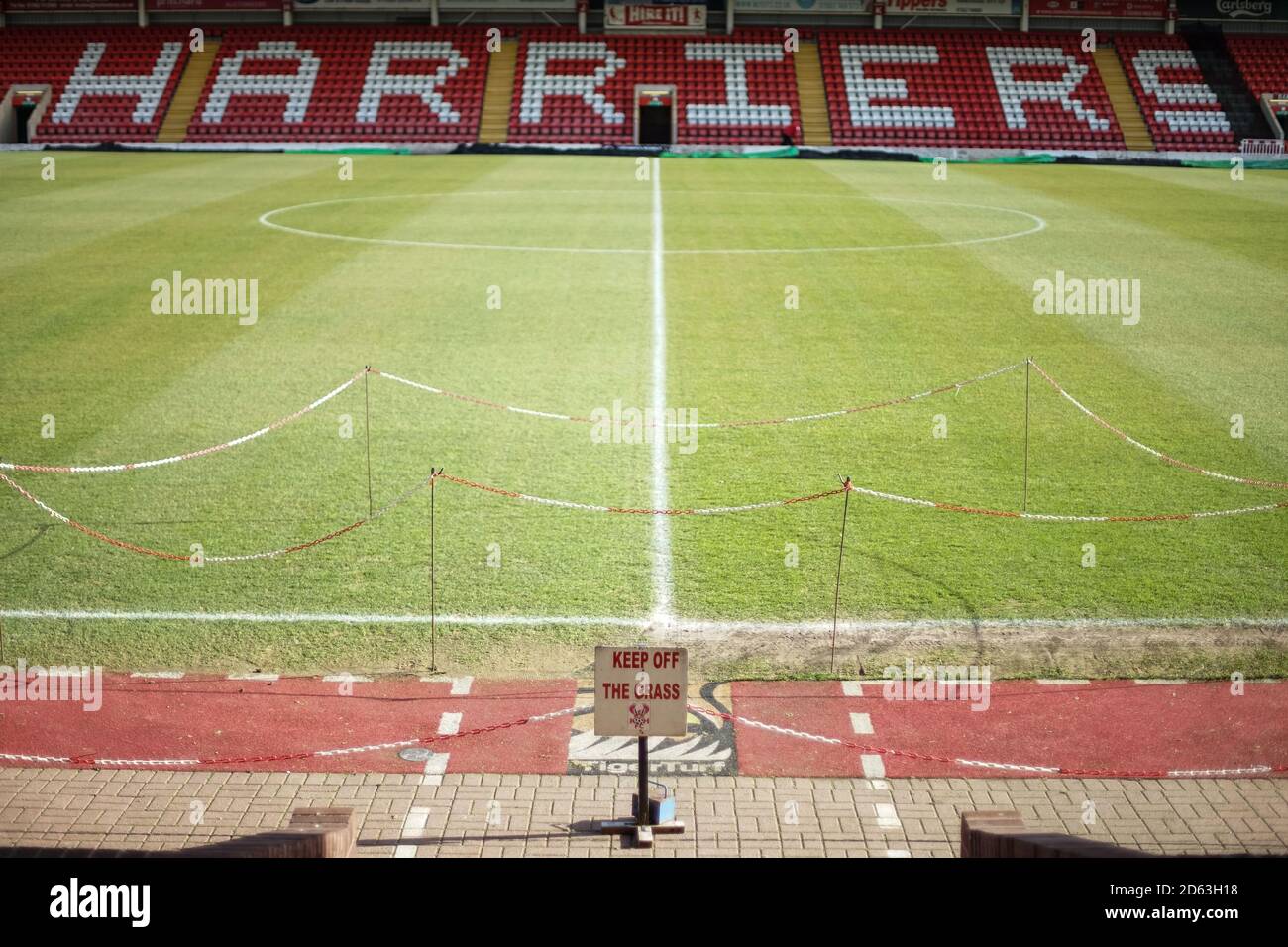 General View of Aggborough Stadium, Home of Kidderminster Harriers ...